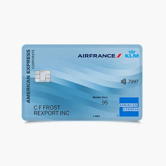 KLM Corporate Card | €125,00 per jaar (Review + Kosten)