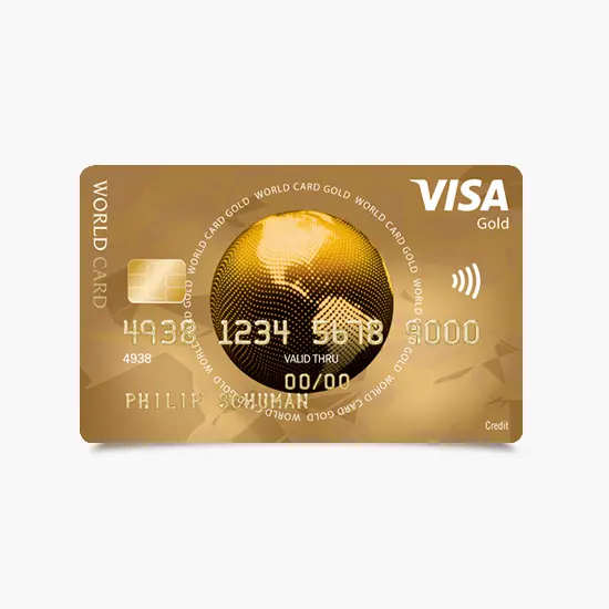 Visa World Card Gold | €57,95 p/j (Review + Kosten)