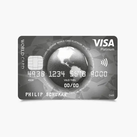 Visa World Card Platinum | €154,00 p/j (Review + Kosten)
